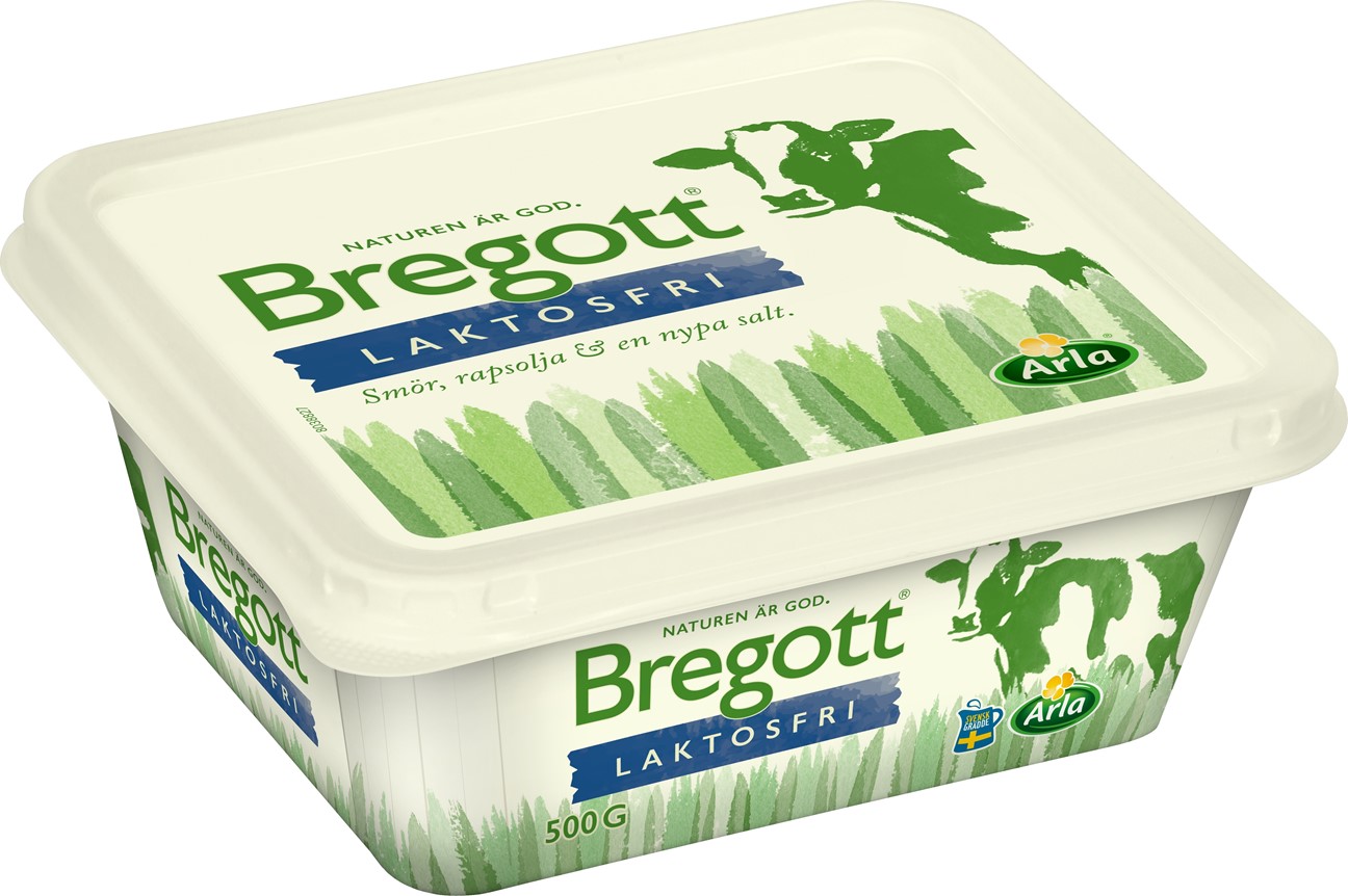 Laktosfri Normalsaltat smör & raps - Bregott® - Dabas