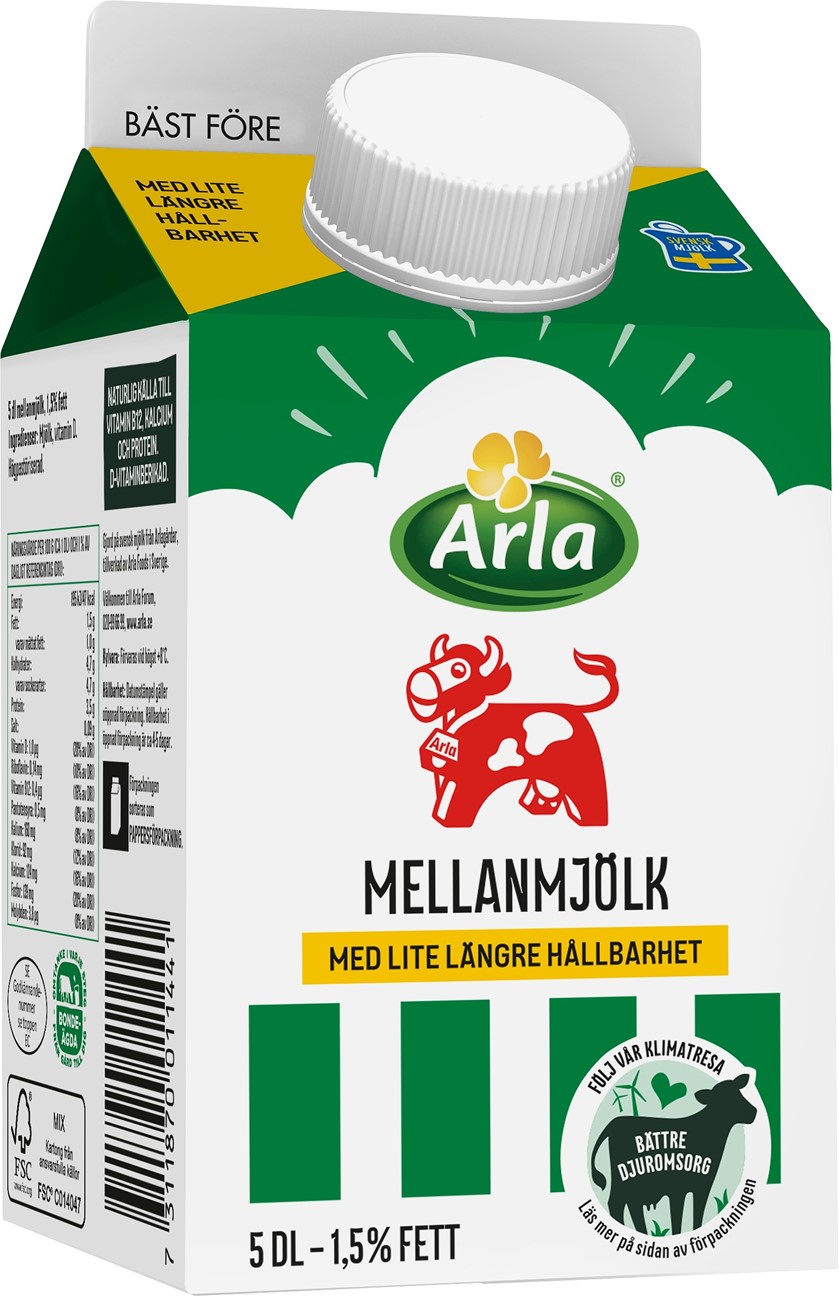 Mjölk - Arla Ko® - Dabas