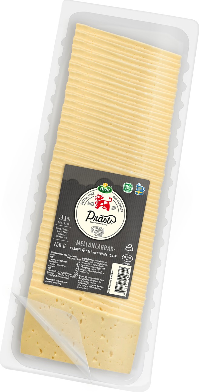 Präst® skivad ost - Arla Ko® - Dabas