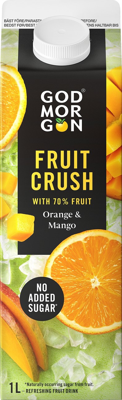 Fruit Crush Orange & Mango - God Morgon® - Dabas