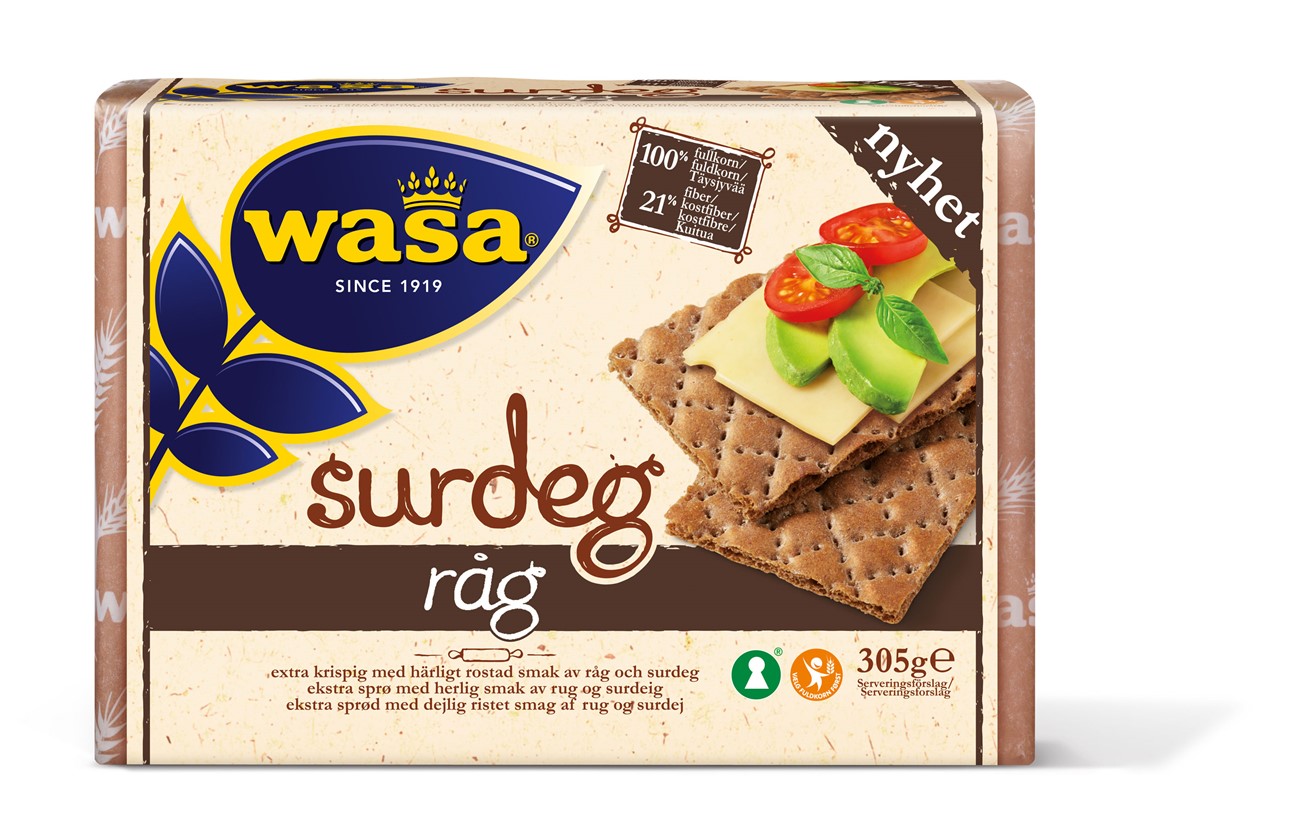 Surdeg Råg - Wasa - Dabas