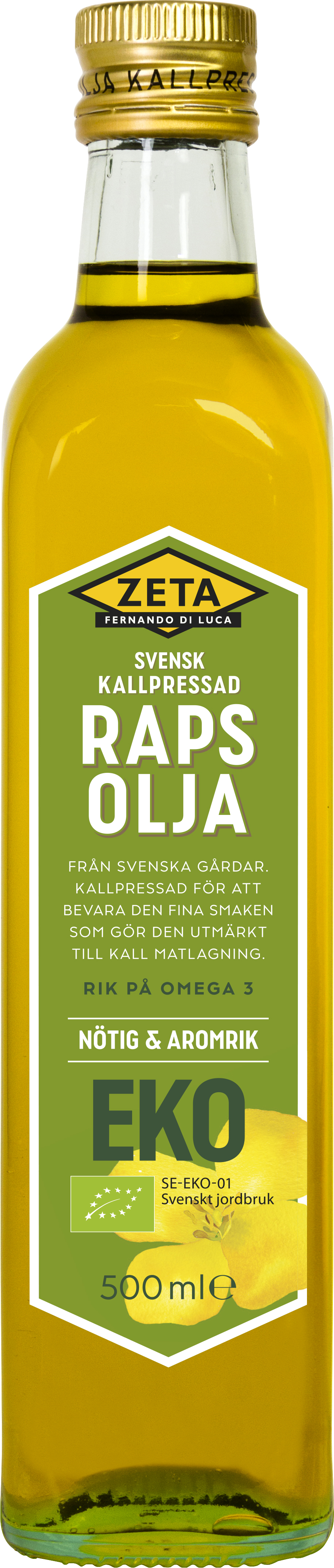 Rapsolja kallpressad, Ekologisk