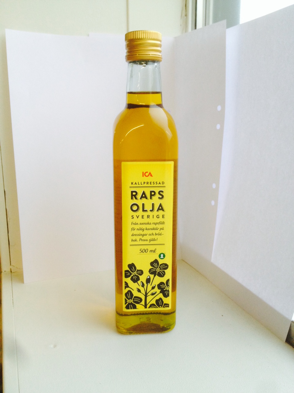 Rapsolja, Kallpressad