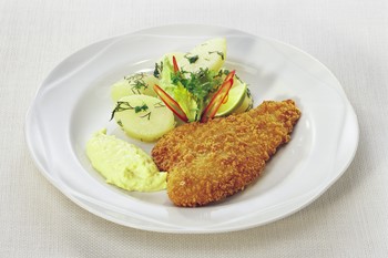Fisk, panerad, förstekt