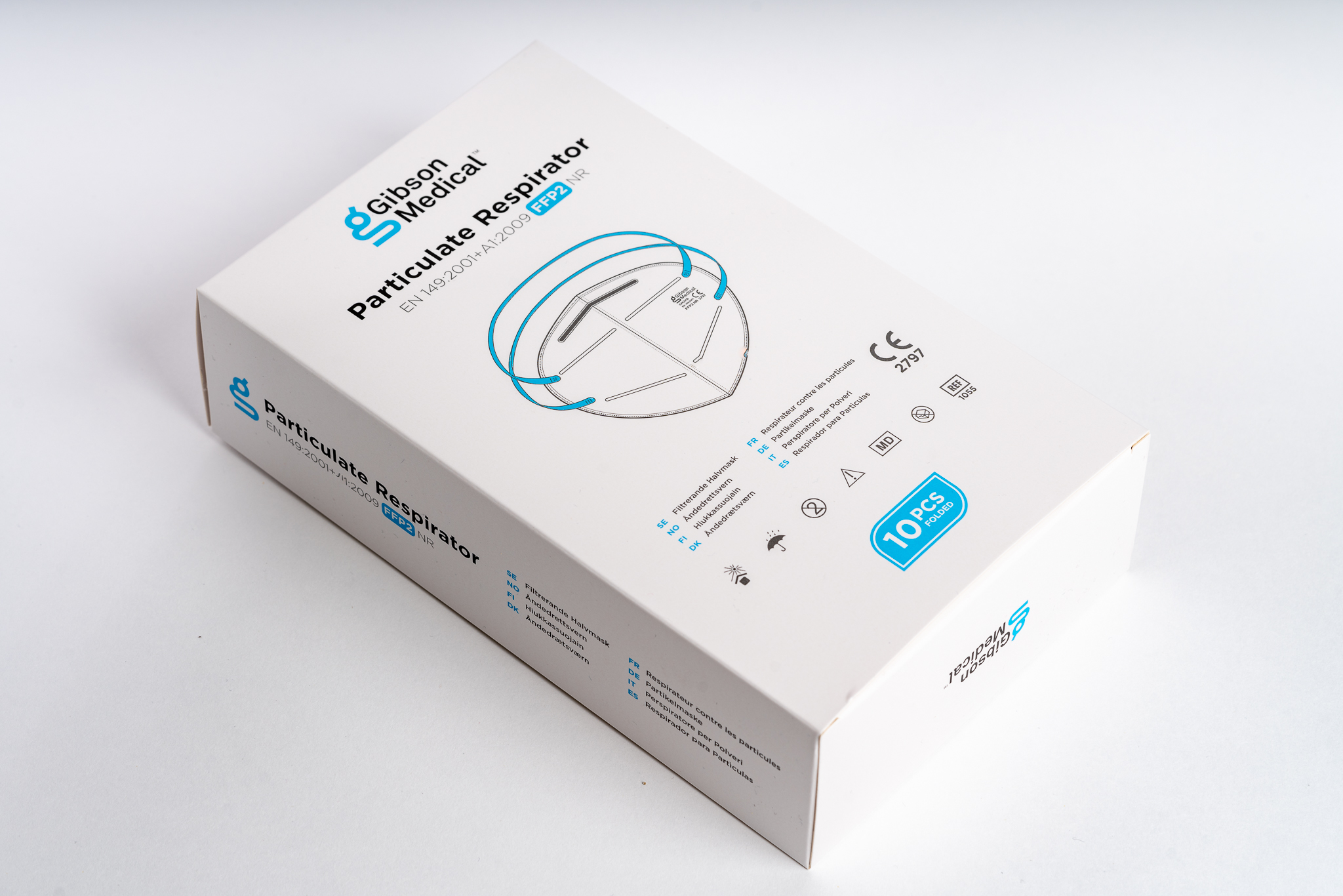 Filtrerande Halvmask FFP2 - Gibson Medical - Dabas