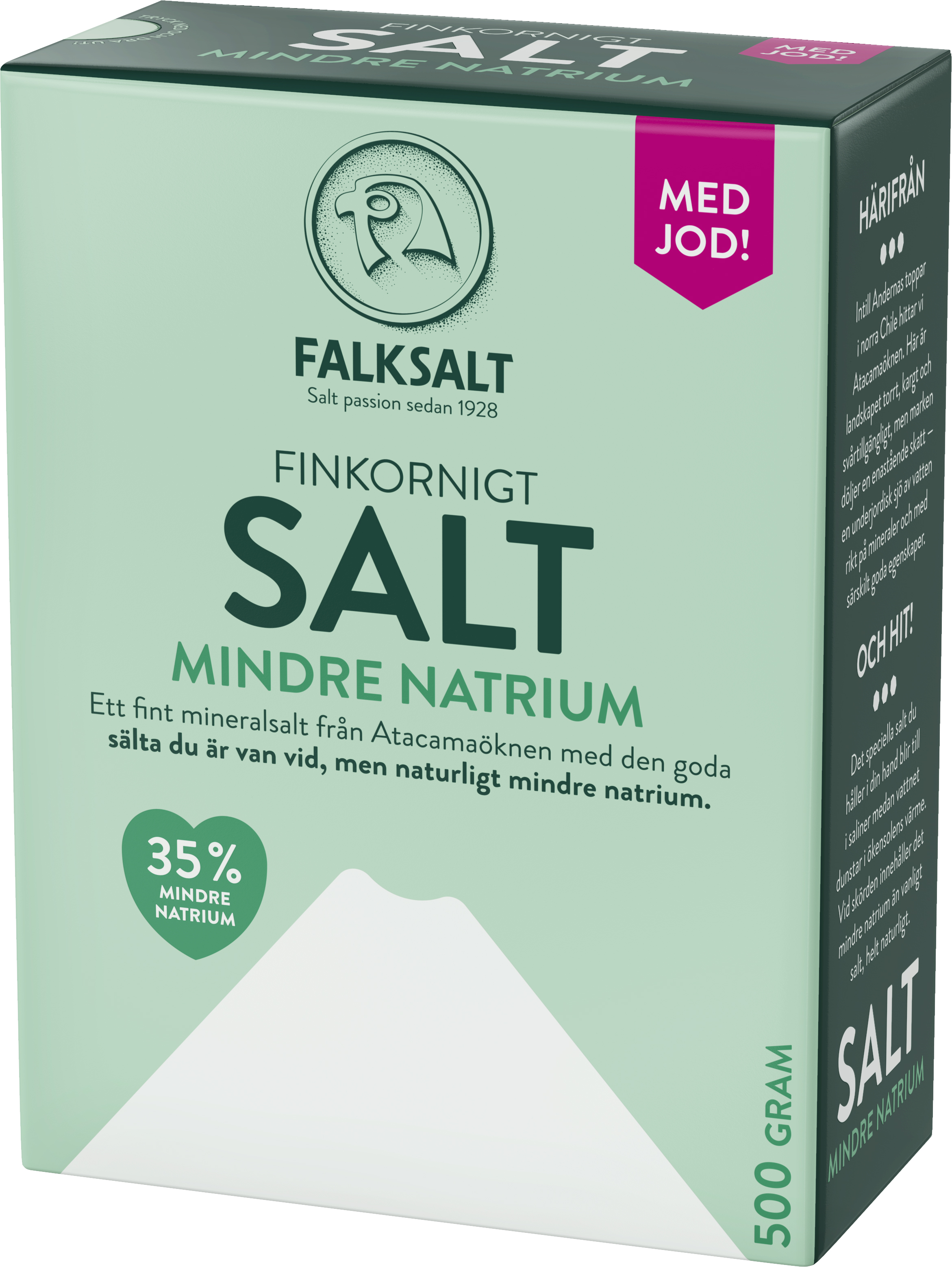 Salt Mindre Natrium m jod