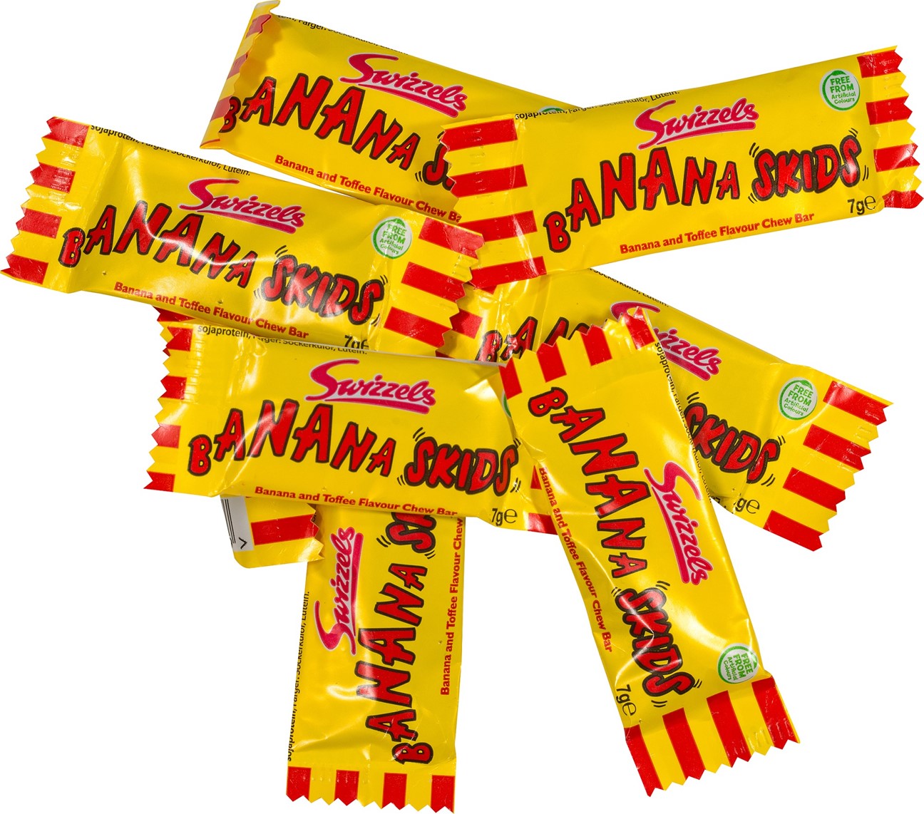 Banana Skids - Swizzels - Dabas