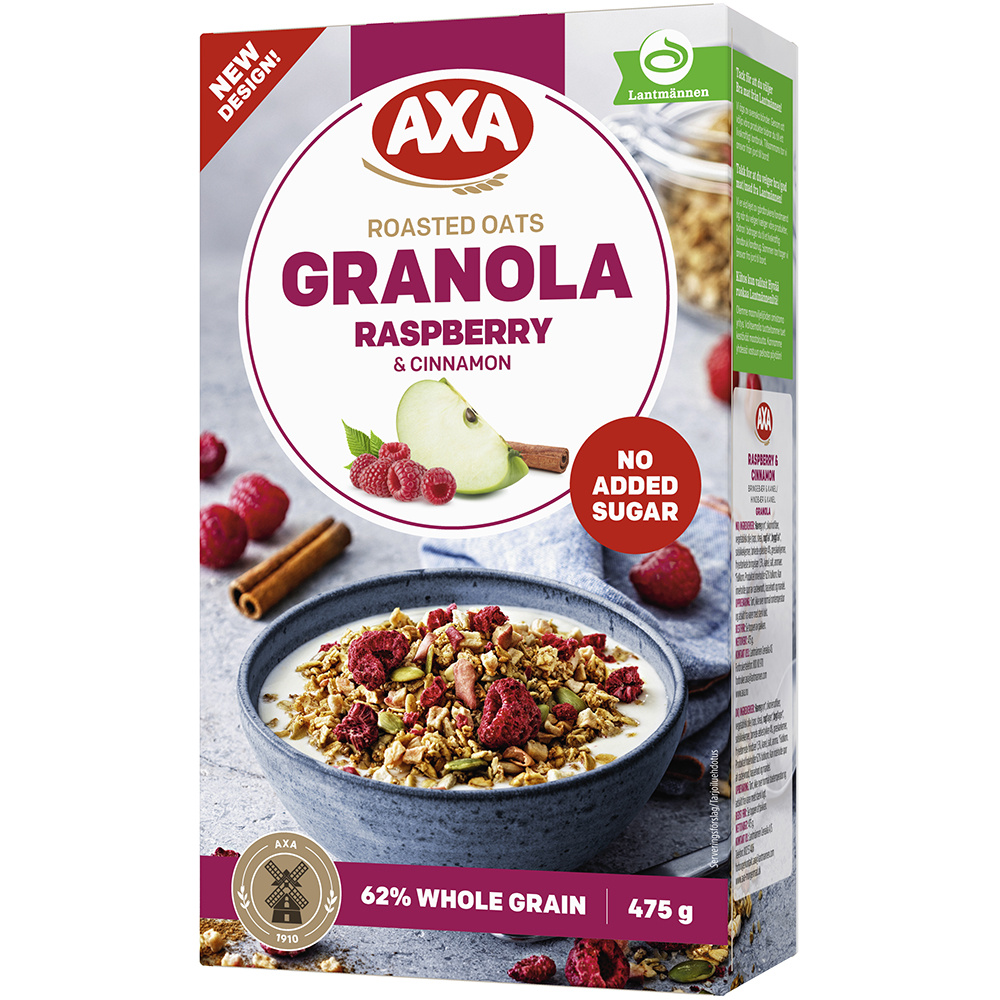 Granola Raspberry & Cinnamon - AXA - Dabas