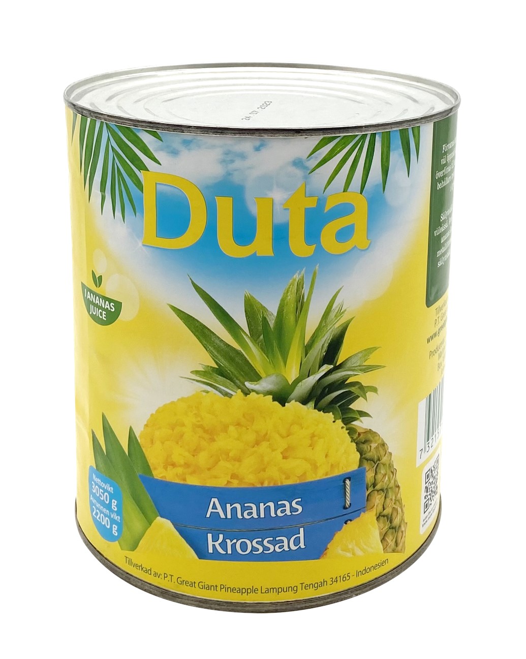 Ananas krossad juice - Duta - Dabas