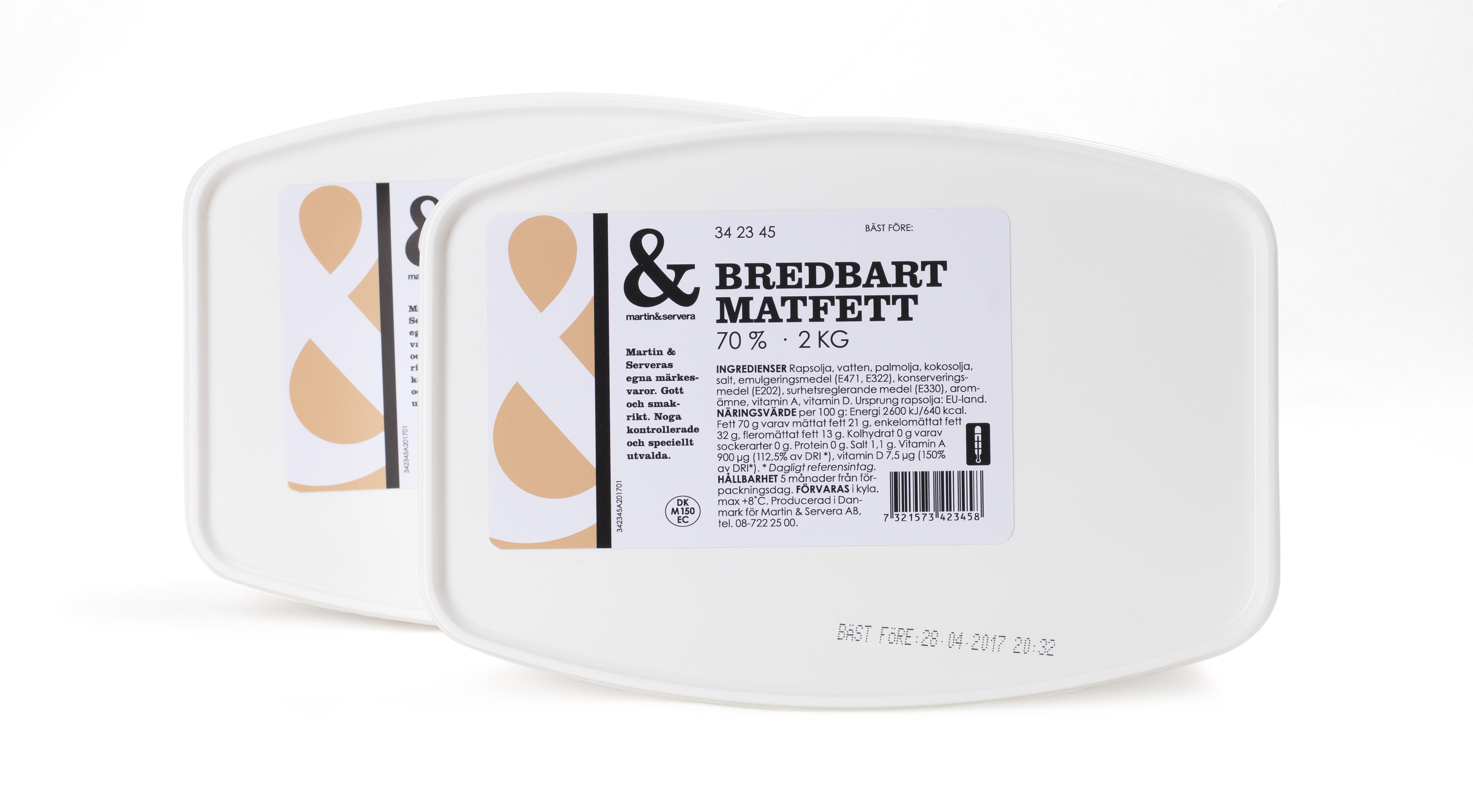 Bredbart matfett 70 %