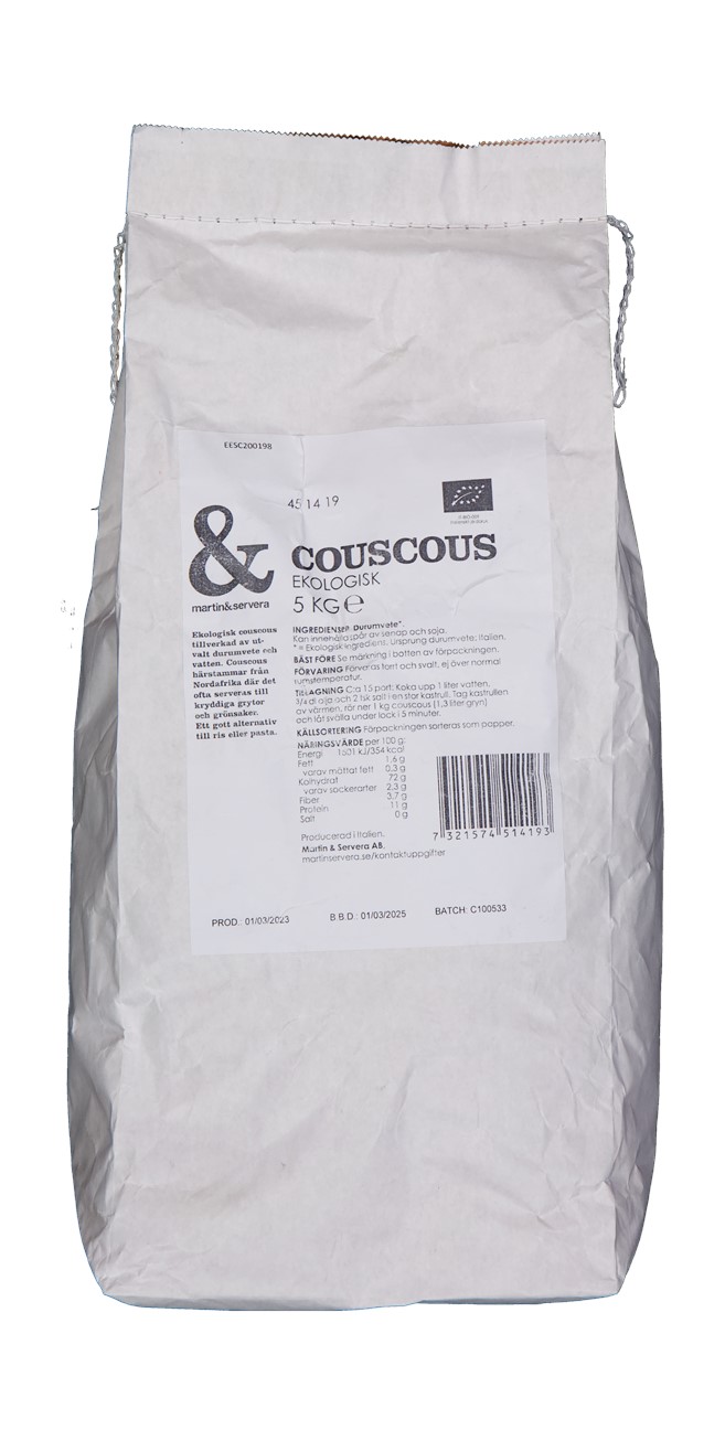Couscous ekologisk - Martin & Servera - Dabas