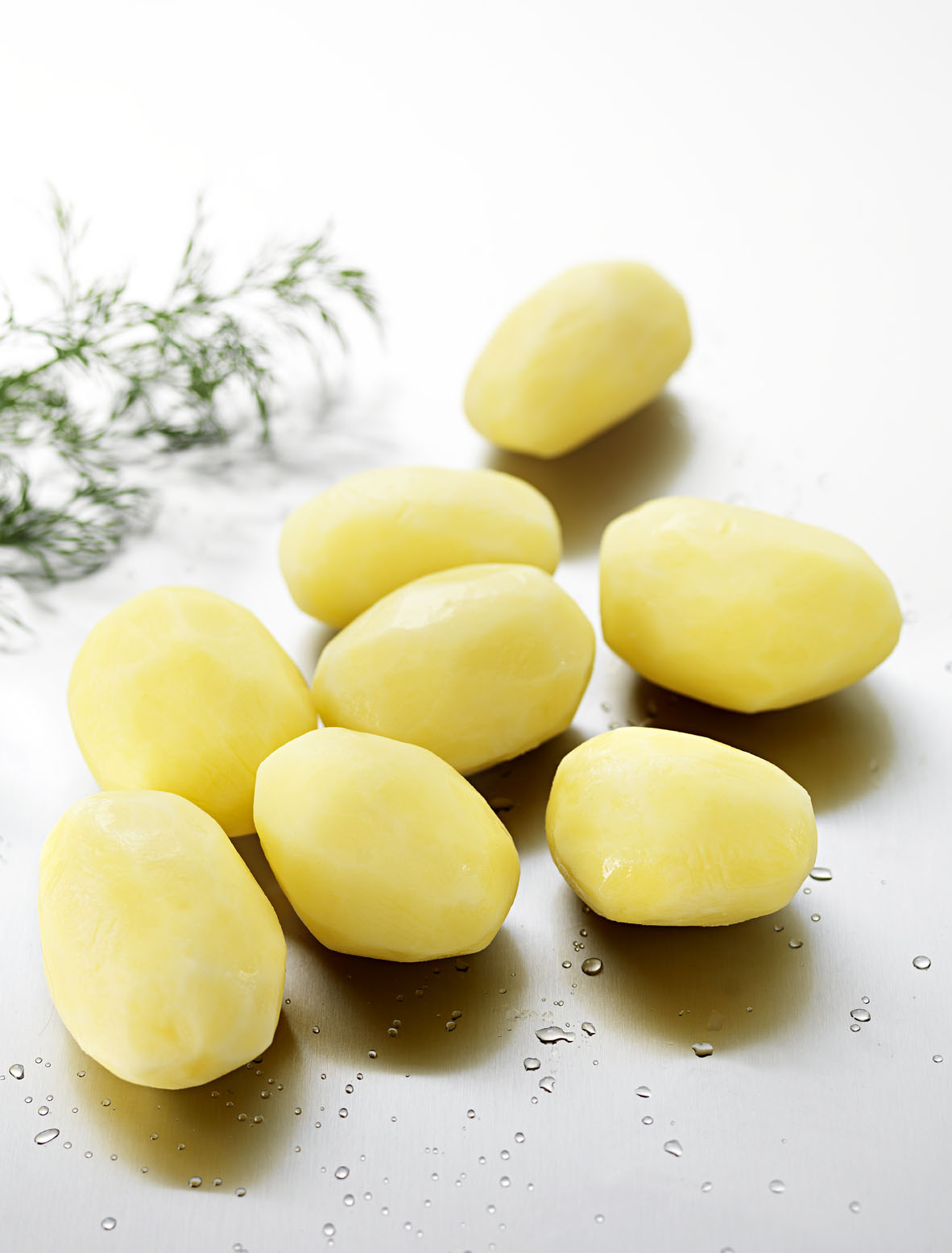 Potatis skalad medel
