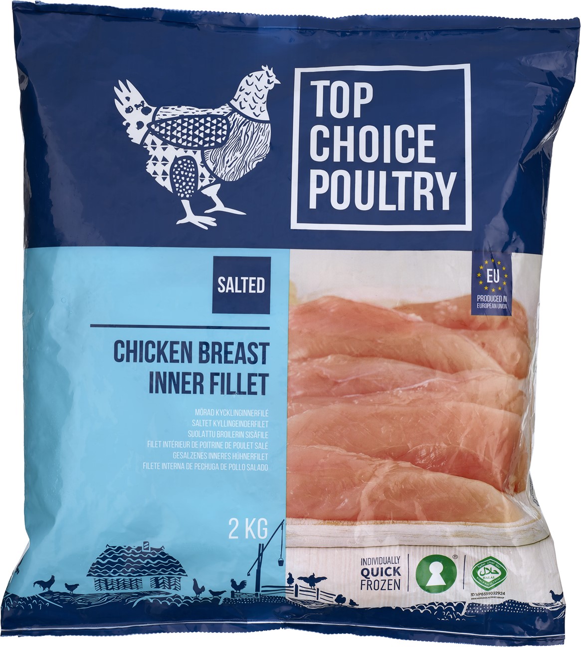 Kycklinginnerfilé mörad - Top choice poultry - Dabas