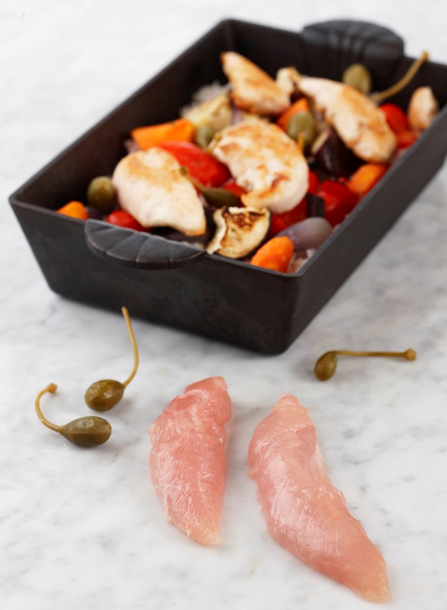 Kycklingbröstfile mörad