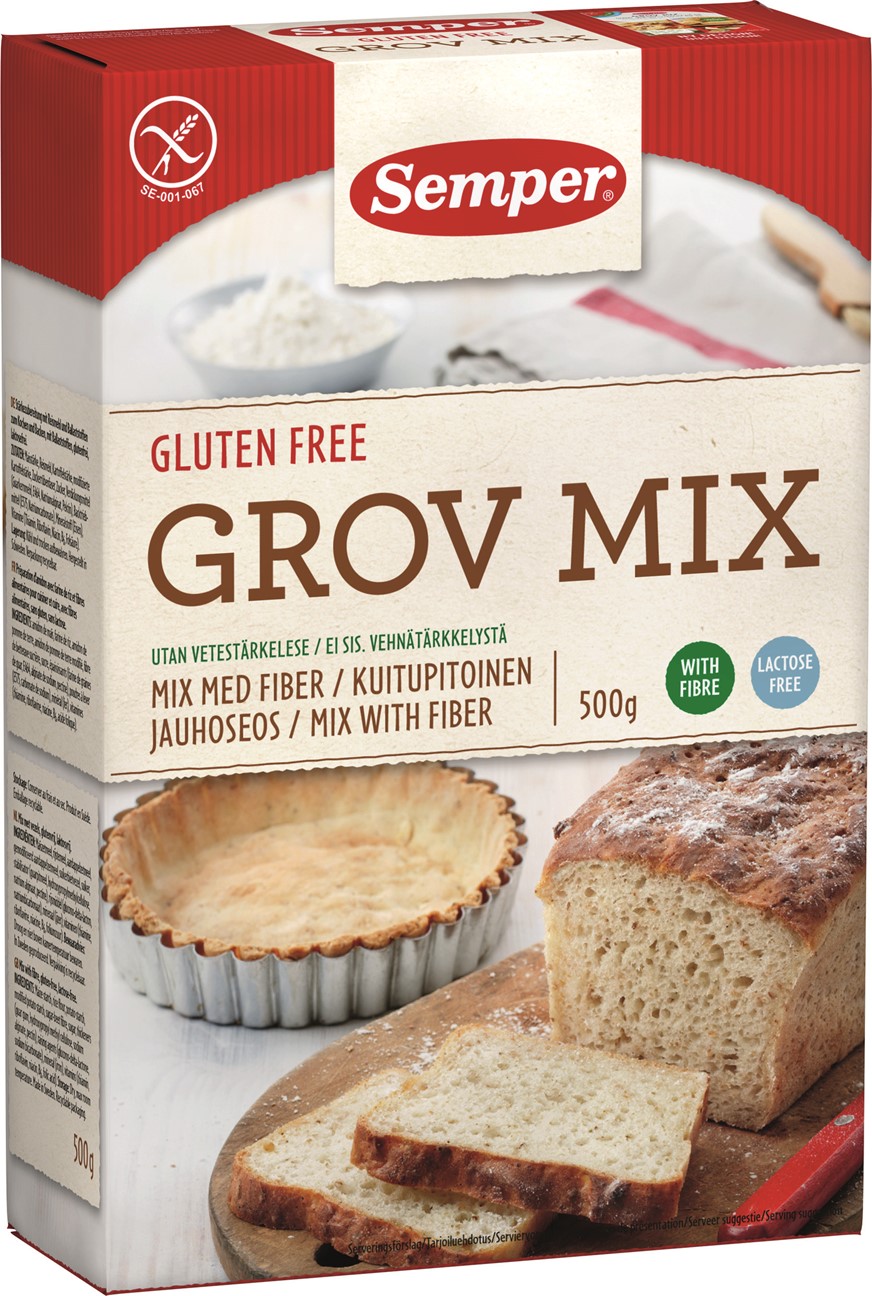Grov Mix naturligt fri från gluten - SEMPER - Dabas