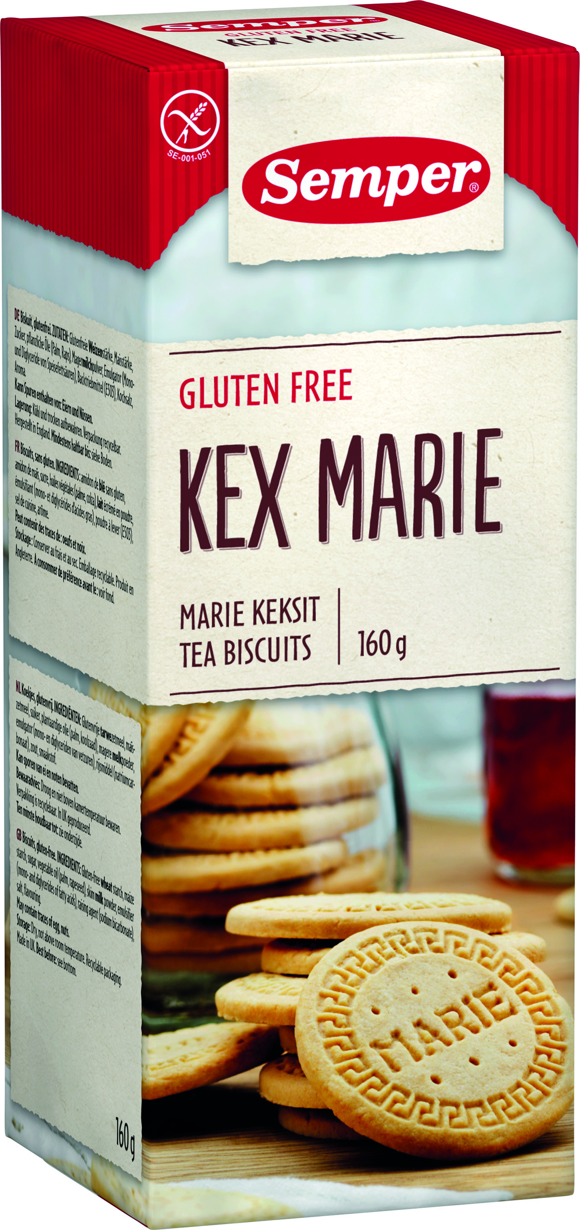 Kex, Glutenfria