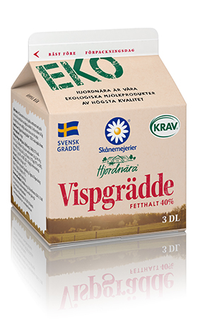 Ekologisk Vispgrädde 40%