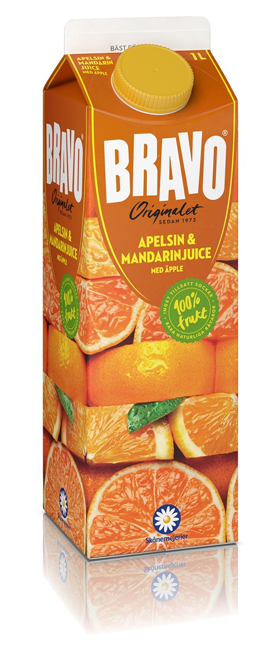 Juice Apelsin Mandarin Äp - BRAVO - Dabas